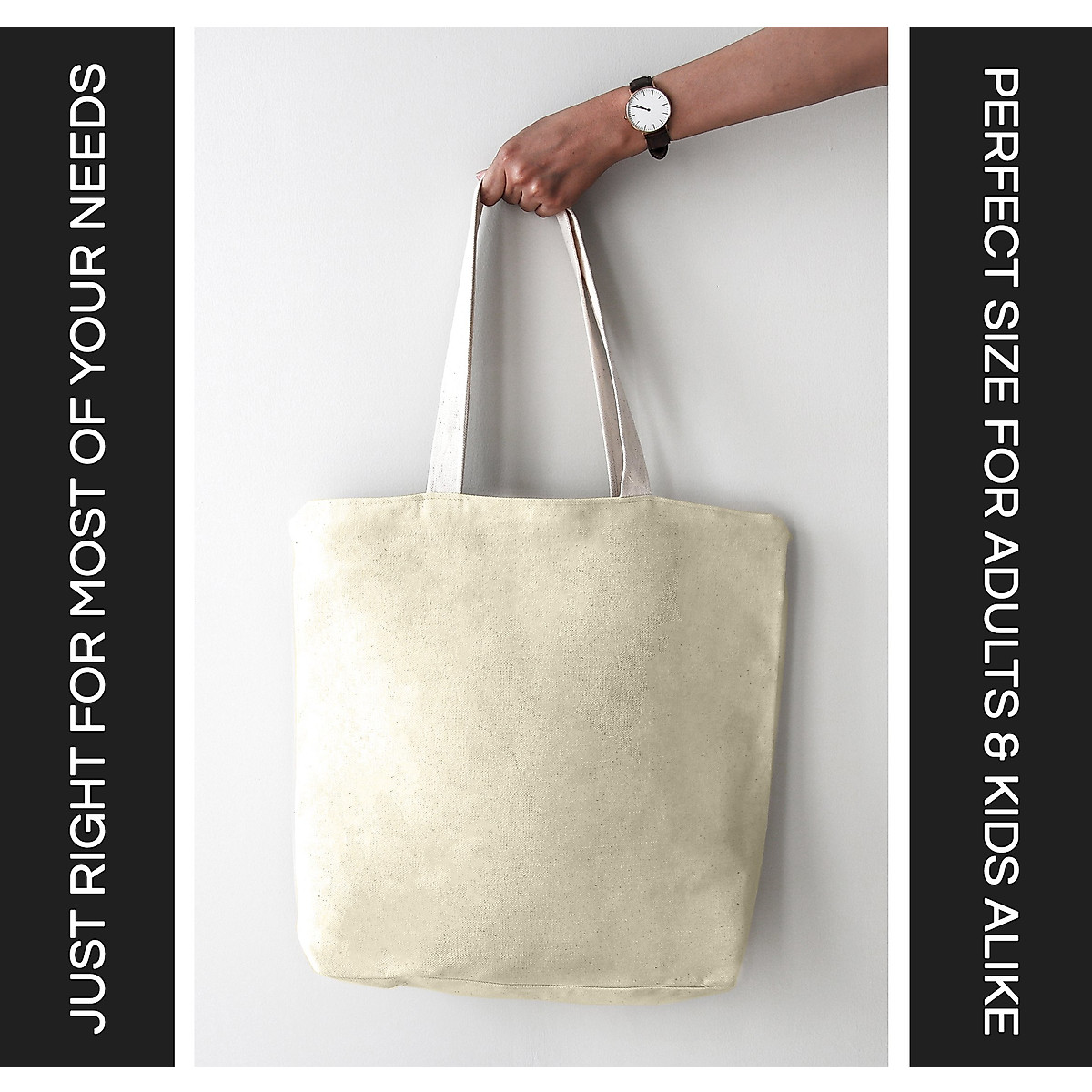 12 Pack Canvas Tote Bags – Design Your Own Party Favor Pack Tote Canvas Bags by Big Mo’s Toys