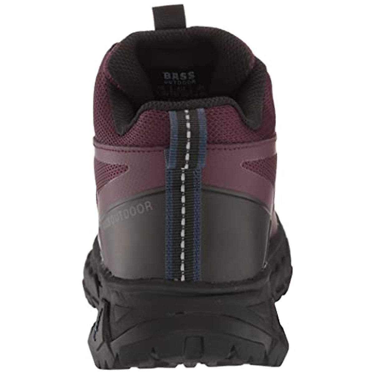 BASS OUTDOOR Women's Peak Seamless Hiker Mid Hiking Boot, FIG, 9