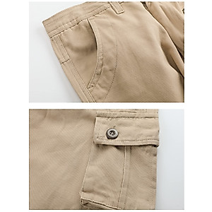 SEAFORM Womens Cotton Cargo Pants Military Combat Hiking Cargo Pants Outdoor Sports Camping Workwear Pants with Multi-Pockets