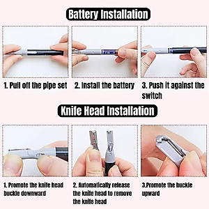 Eyebrow Razor, Facial Razor for Women, Eyebrow Trimmer, Eye Brow Razors for Women Face Razors Electric Eyebrows Shaver Facial Hair Trimmer Eyebrow Remover with Attachments Hair Razor for Eyebrow