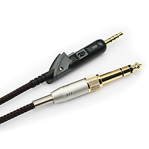 NewFantasia Replacement Audio Upgrade Cable Compatible with Bose QuietComfort 15, QC15 Headphones 1.2meters/4feet