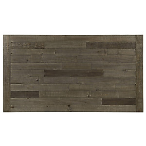 Roundhill Furniture Prato Two-Tone Finish Wood Dining Table, Blue and Brown