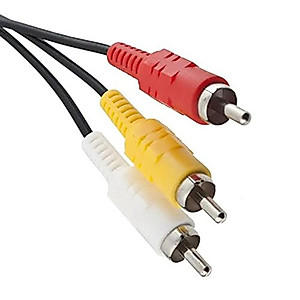 RGEEK PS2 PS3 AV Cable, AV to RCA Composite Cable Cord for Sony Playstation 2 PS2 PS3(6FT)