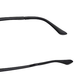 HUIHUIKK Distance Glasses Black Frame Shortsighted Myopia Glasses -4.00 Strength **These are not reading glasses**