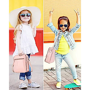 yookee home Lunch Box for Kids Lunch Boxes Insulated Lunch Containers Lunchboxes Kids Lunch Bag for Girls Lunch Box for School Thermal Meal Small Lunch Tote Toddler Lunch Box Purple Cat