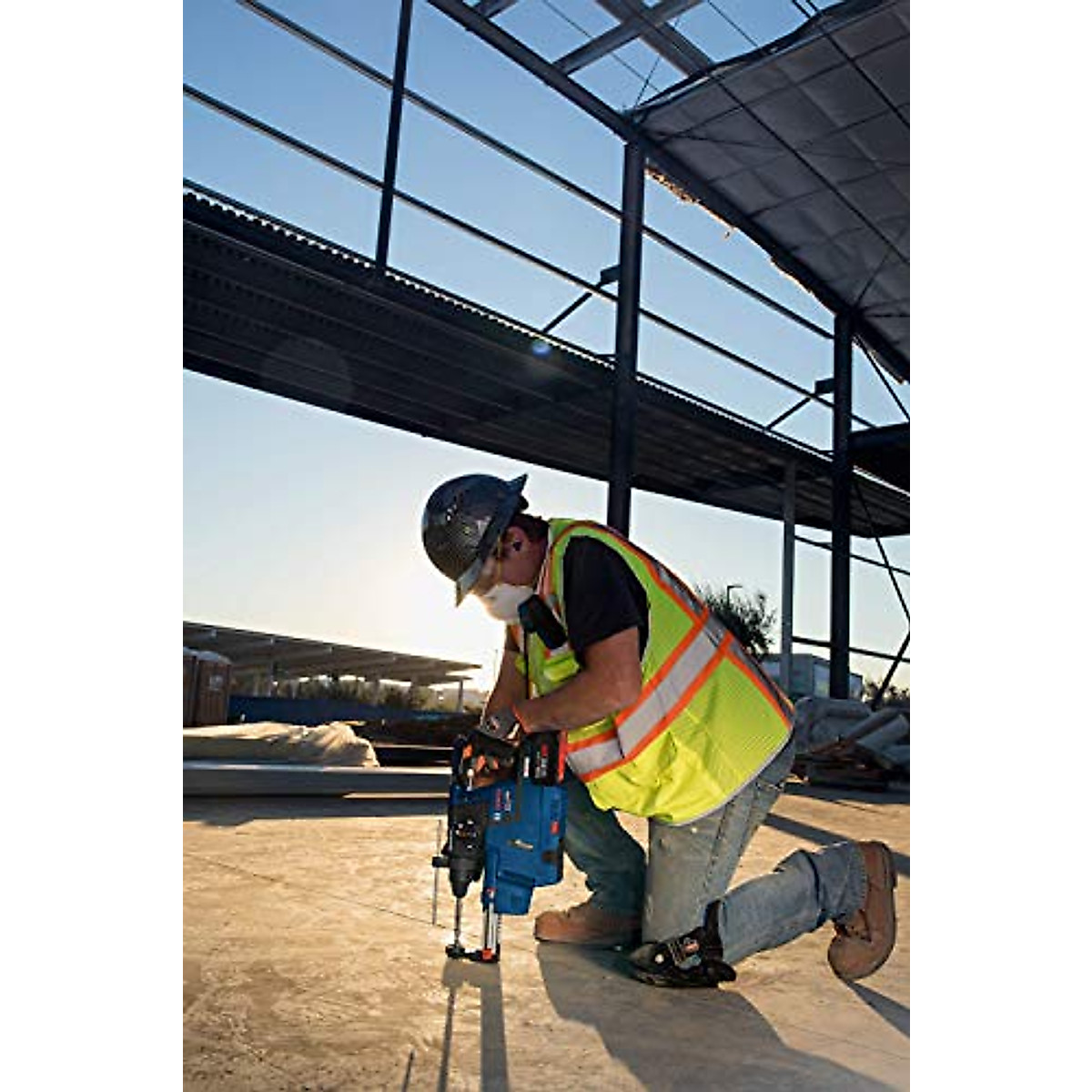 Bosch GBH18V-26K24A 18V Brushless SDS-plus® Bulldog™ 1 In. Rotary Hammer Kit with (2) CORE18V 8.0 Ah Performance Batteries