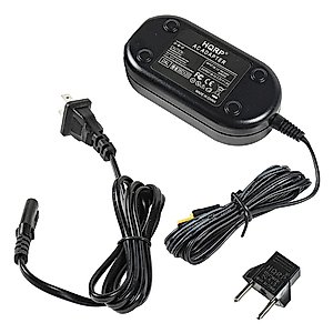 HQRP AC Adapter Charger Compatible with JVC AP-V30 AP-V30U GZ-HM300 GZ-MS230 GZ-MS230US GZ-MS230AUS GZ-MS230AU GZ-MS230BUS GZ-MS230RUS GZ-MS230U GZ-MS215 GZ-MS215BE Everio Camcorder