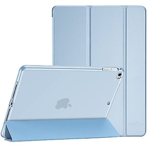 ProCase Smart Case for iPad 9.7 Inch iPad 6th 5th Generation Cases, iPad Air 2, iPad Air Case, Slim Soft TPU Cover Stand Smart Case for iPad 9.7 2018 2017 Model iPad Air 2 Air 1 -SkyBlue