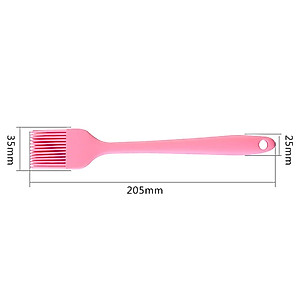 Silicone Basting Brush - Heat Resistant Pastry Baking Bread Cake Oil Butter Brushes for BBQ Grill Kitchen Brush Meat Sauce Marinades(pink)