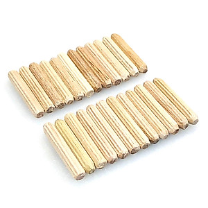 ReplacementScrews Wooden Dowel Pins Compatible with IKEA Part 101375 (Pax Wardrobe) (Pack of 24)