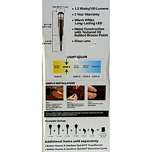 1-Piece Prentiss QuickFIT LED Pathway Light