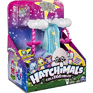 Hatchimals CollEGGtibles, Waterfall Playset with Lights and an Exclusive Season 4 CollEGGtible, for Ages 5 and Up