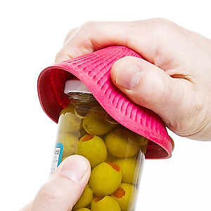 porfeet 3Pcs Jar Opener Gripper Pads, Multi-Purpose Round Gripper Pad Bottle Caps Kitchen Jar Opener, Bottle Lid Openers for Seniors Kids Women (2 set)