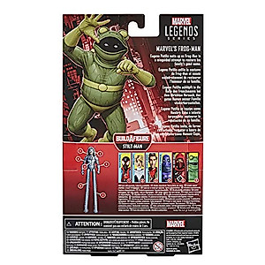 Spider-Man Hasbro Marvel Legends Series Marvel’s Frog-Man 6-inch Collectible Action Figure Toy for Kids Age 4 and Up