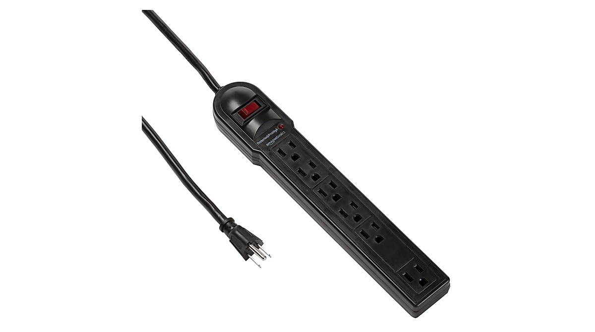 Amazon Basics 6-Outlet Surge Protector - 10-Pack