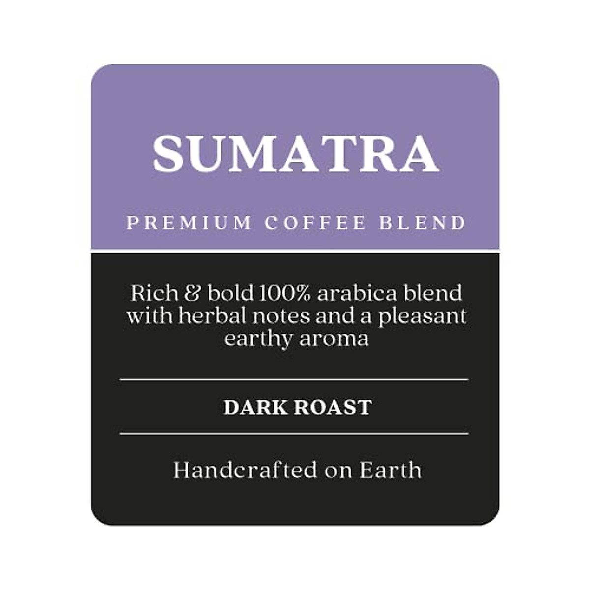 Copper Moon Whole Bean Coffee, Dark Roast, Sumatra Blend, 2 Lb