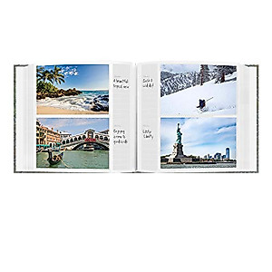 Pioneer Photo Albums DA-200MAP/CM 200-Pocket Photo Album with Printed Travel Design Cover, City Maps