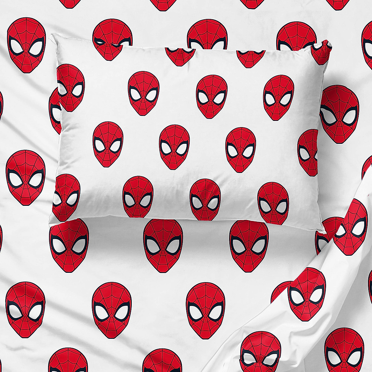 Jay Franco Marvel Spiderman Spidey Daze Twin Sheet Set - 3 Piece Set Super Soft and Cozy Kid’s Bedding - Fade Resistant Microfiber Sheets (Official Marvel Product)