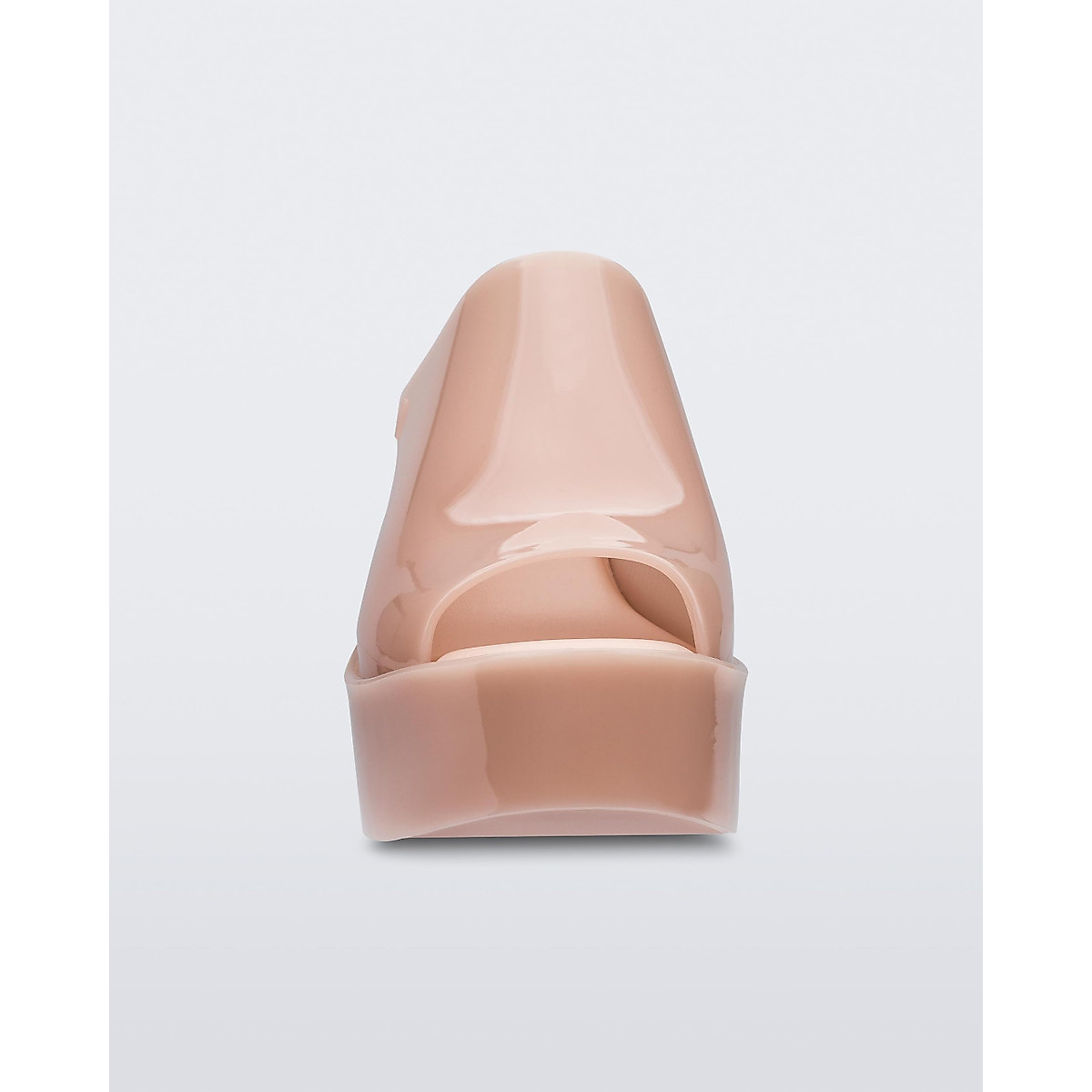 Melissa Women's Mule Platform Clogs, Beige, Pink, 8 Medium US