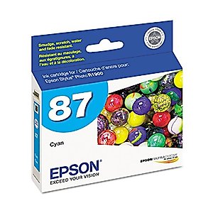 Epson UltraChrome Hi-Gloss 87 Inkjet Cartridge Cyan T087220