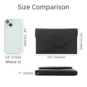 ZOPPEN Multi-purpose Rfid Blocking Travel Passport Wallet (Ver.4) Tri-fold Document Organizer Holder, 1 Black