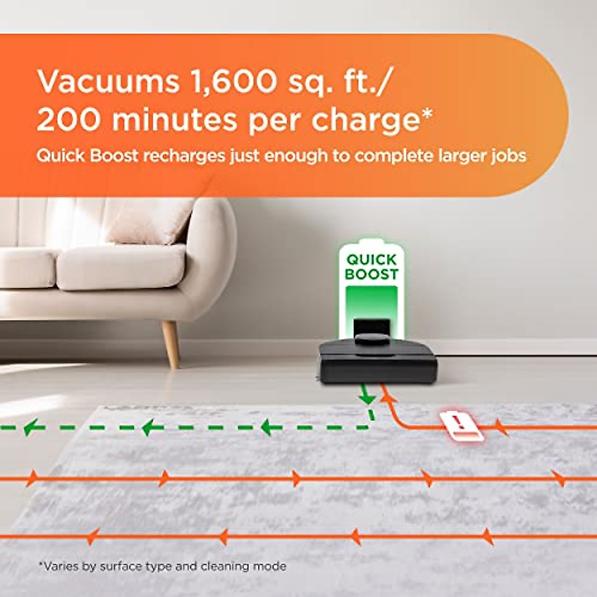 Neato D9 Intelligent Robot Vacuum Cleaner–LaserSmart Nav, Smart Mapping, Cleaning Zones, WiFi Connected, 200-Min Runtime, Powerful Suction, Turbo Clean, Corners, Pet Hair, XXL Dustbin, Alexa. 945-0445
