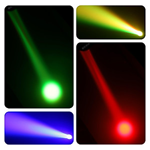 Mini Moving Head DJ Light LED 60W Beam Moving with Halo Effect RGBW 4in1 Dj Light Beam Moving Heads Lights Super Bright Led Dj Spot Light DMX Control