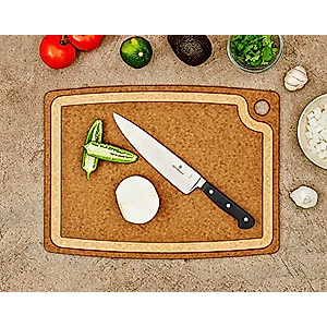 Epicurean Gourmet Series Cutting Board, 17.5-Inch by 13-Inch, Nutmeg/Natural