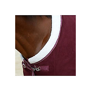 WeatherBeeta Sherpa Fleece Cooler Standard Neck Maroon/White 81"