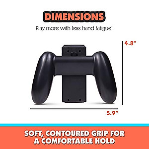 Advanctech Hand Grip for Nintendo Switch Joy-Con Controllers, Ergonomic Handheld Gaming Handles