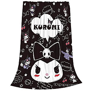 BEINME Kwaii Blanket Cartoon Throw Blanket for Girls Women Christmas Birthday Gifts Bedroom Sofa Decor 60 "x50