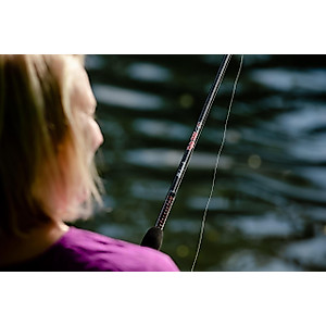 Shakespeare Ugly Stik 7’ GX2 Spinning Rod, Spinning Rod, 6-15lb Line Rating, Medium Rod Power, Moderate Fast Action, 1/8-5/8 oz. Lure Rating, Black