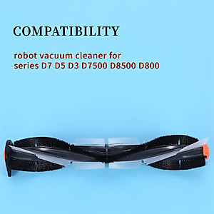 XIBANY Main Rolling Brush Replacement for Neato Botvac D Series D7 D5 D3 D8500 Vacuum Cleaner Parts