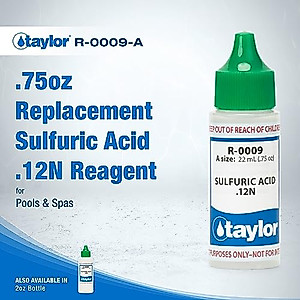TAYLOR TECHNOLOGIES INC R-0009-A SULFURIC ACID .12N 3/4 OZ