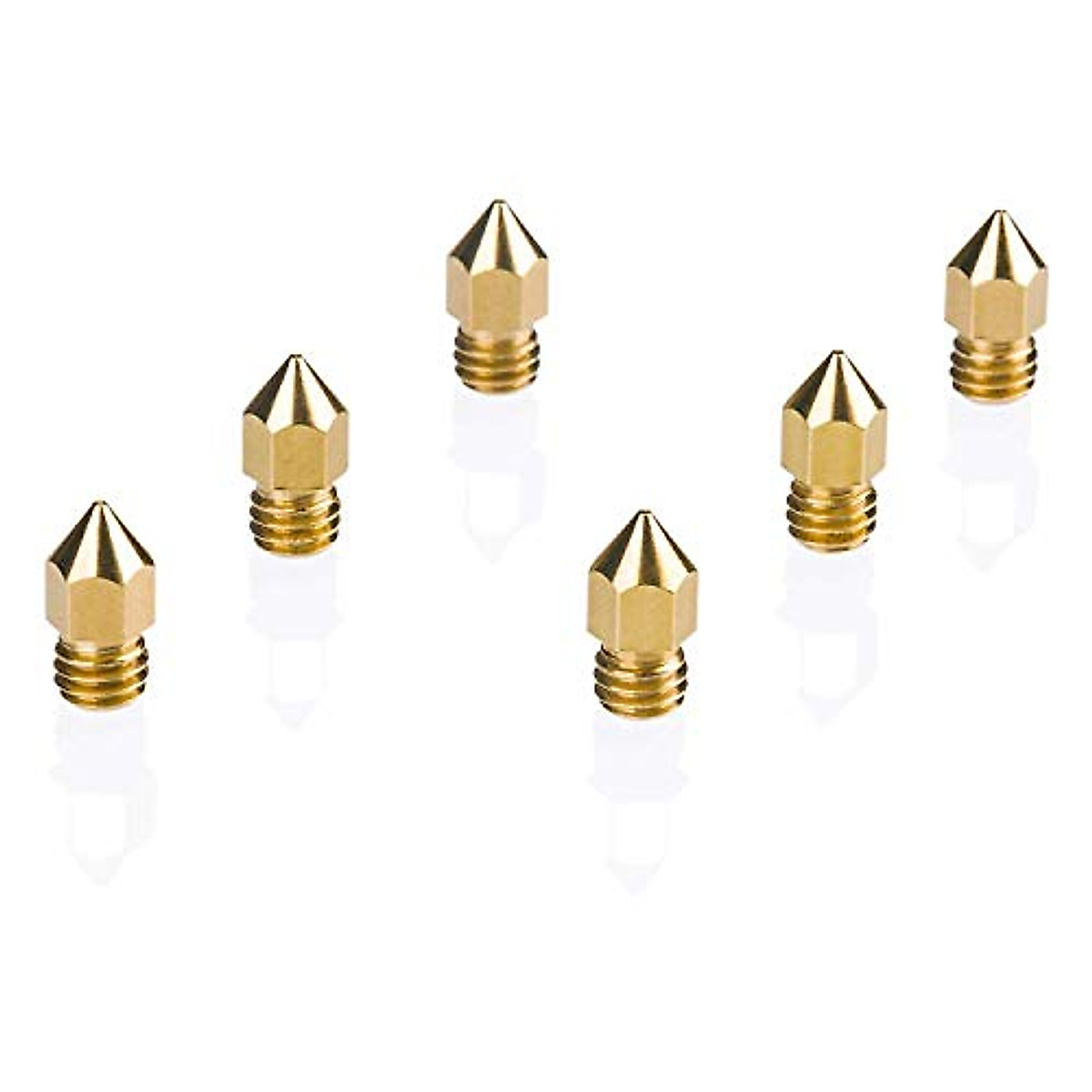 20 PCS 3D Printer Nozzle 0.4mm Extruder Head for Cr10 liuqiangmeiguo (Color : 1)