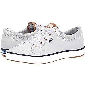 Keds Women's Center Sneaker, White/Grey, 9