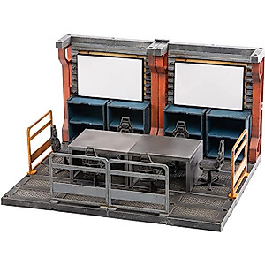 JOYTOY 1/18 Action Figures Building Mecha Depot Meeting Area Military Soldier for Scale Collection Model