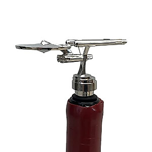Factory Entertainment Star Trek - The Original Series USS Enterprise Bottle Stopper, Silver