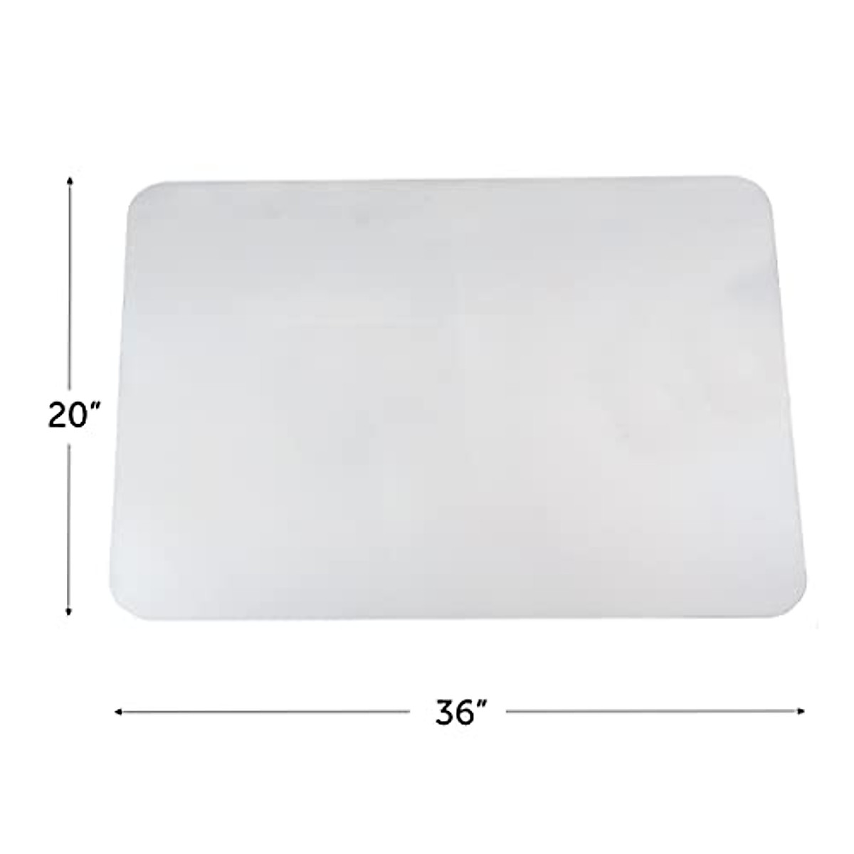 Artistic Clear Antimicrobial Desk Pad Organizer, 20" x 36" | Non-Skid Desk Pad Protects from Nicks, Scratches and Spills (60-6-0M)