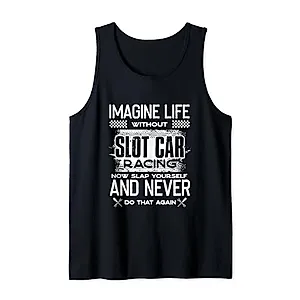 Slot Car Racing RC Cars Mini Car Racing Slot Car Racing Tank Top