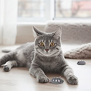 Feltcave Wool Cat Mouse Toys – Handmade Felt Mouse Cat Toy Without Catnip, Cat Toys for Indoor Cats, Cat Mice Toys 4-Pack