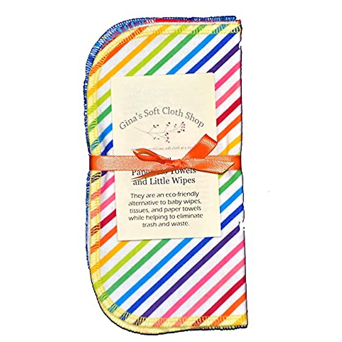 1 Ply Printed Flannel 8x8 Inches Set of 5 Color Me Happy