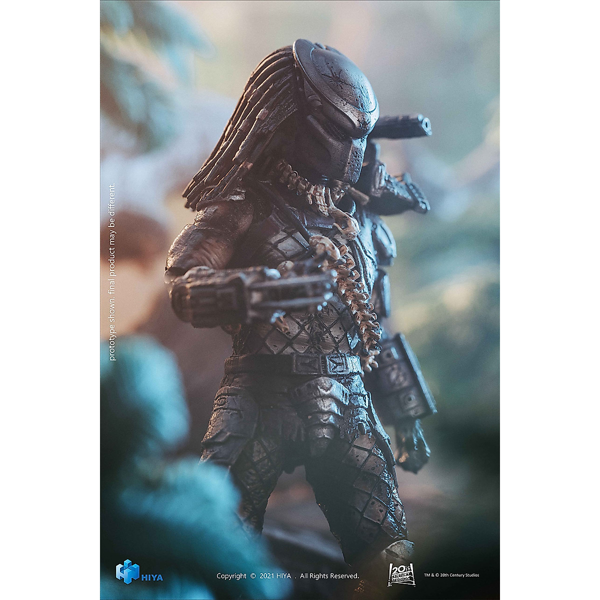 Hiya Toys Predator: Jungle Predator (Version 2) 1:18 Scale Action Figure, Multicolor