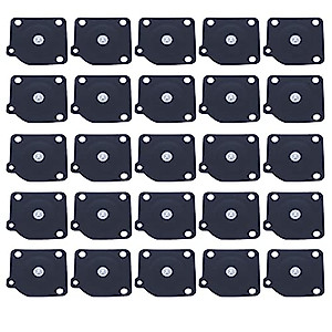 Adefol A015006 Carburetor Metering Diaphragm 25 pcs Replacment parts for ZAMA C1-M2B C1S-E1 C1S-E2 C1S-H4A C1S-H4B C1S-H4C C1S-H8 C1S-H8A C1S-K1D C1S-S3 Garden Power Tools