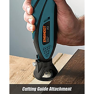 ENGINDOT Rotary Tool Kit with Keyless Chuck Flex Shaft, 6 Variable Speed, 10000-32000 RPM, Carrying Case for Cutting, Engraving, Drilling, Sanding, Polishing, DIY Crafts - Blue