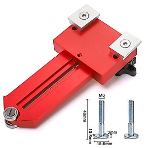 Fasmov Thin Rip Jig Table Saw Jig Guide for Making Repetitive Narrow Thin Strip Cuts Woodworking Tools Fast Thin Ripping Guide for Table Saw Band Saw Router Table, Extended Version