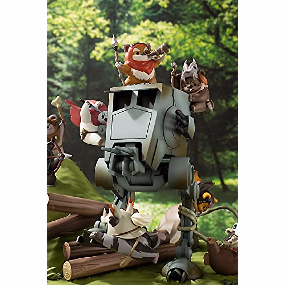 Kotobukiya Star Wars: Return of The Jedi: ARTFX Artist Series Battle of Endor The Little Rebels Statue, Multicolor (SW181)