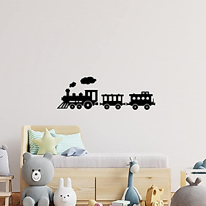 Train Vinyl Cute Wall Art Decals Sticker for Children's Room Nursery Room Décor