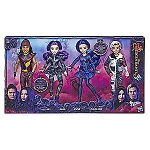 Disney Descendants 3 Isle of The Lost Collection 4 Pack Dolls