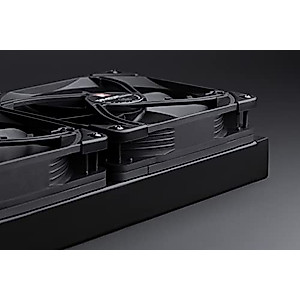 Noctua NA-IS1-14 chromax.Black Sx2, Inlet Side Spacers for 140mm Fans (Black)